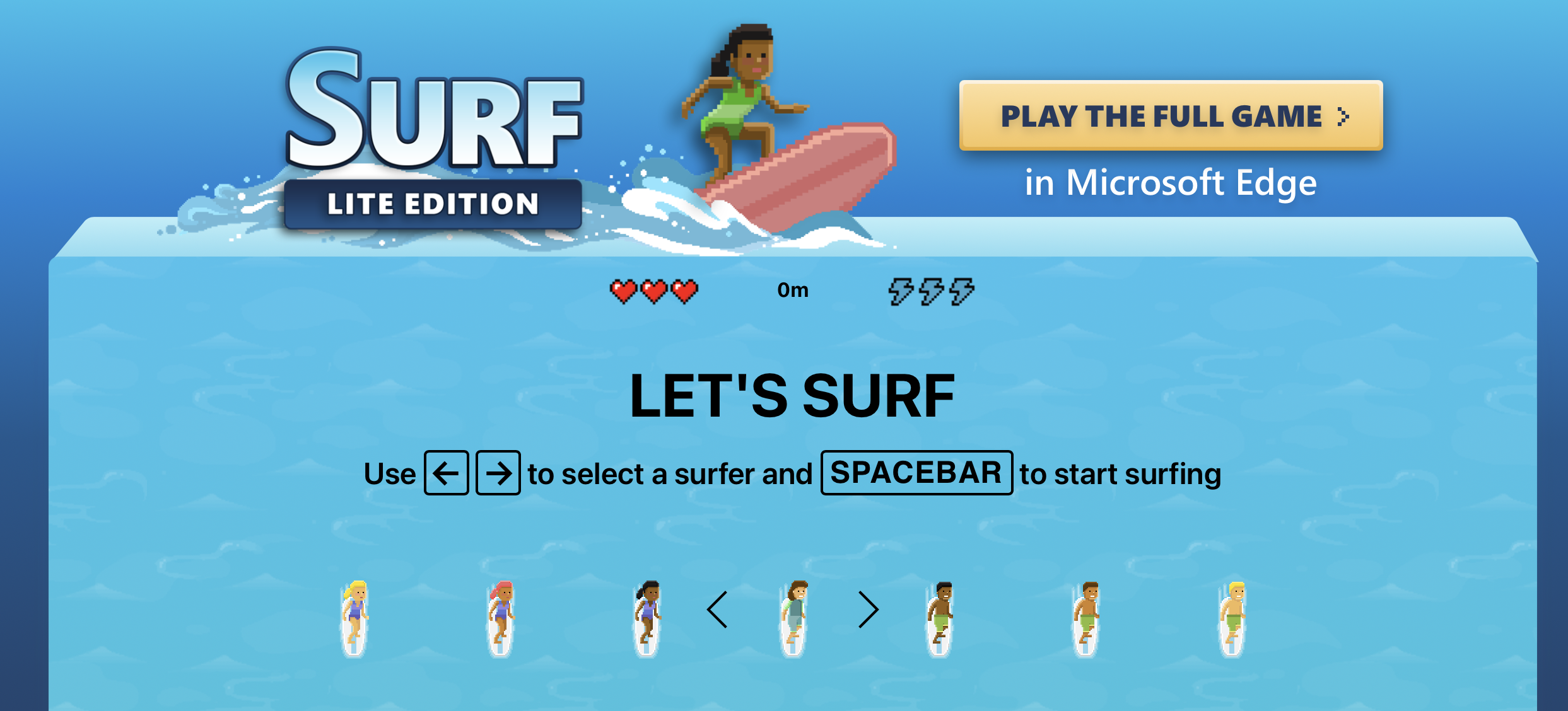 Microsoft Edge Surf がすごい – 長山弘教材研究室